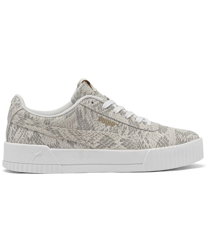 Puma Women's Carina Snake Lux Casual Sneakers from Finish Line - Macy's