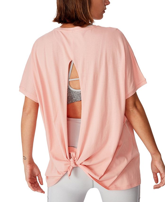 COTTON ON Longline Tie Back T Shirt - Macy's
