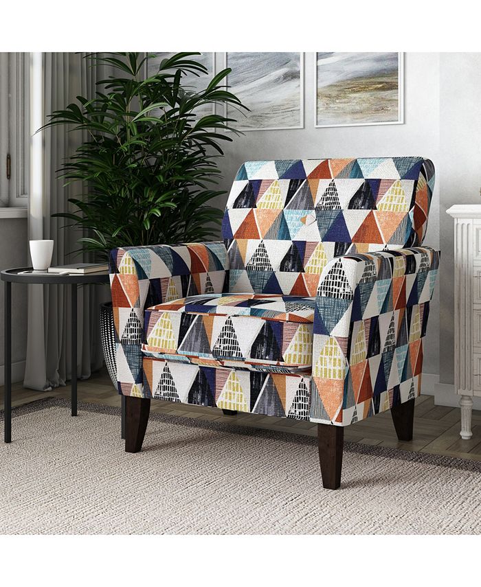 Handy Living Adrian Flared Arm Chair - Macy's