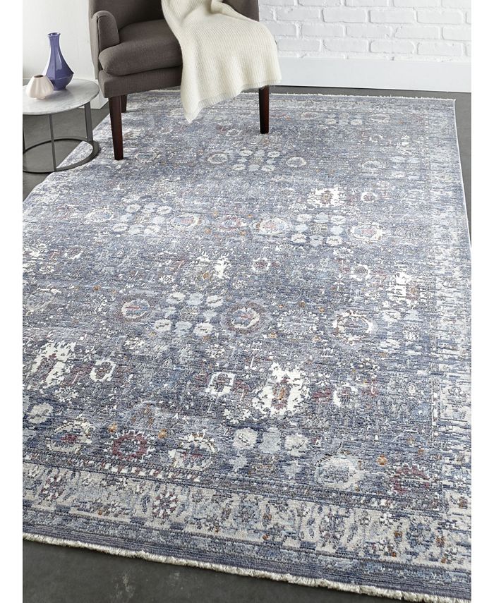 Feizy Cecily R3587 Midnight 2' x 3' Area Rug - Macy's