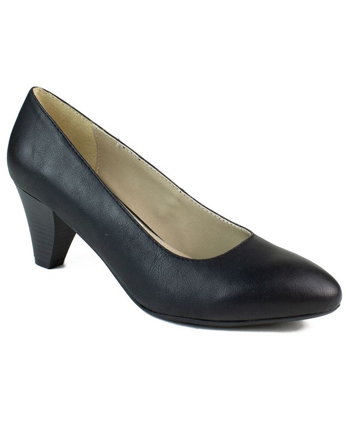 Rialto Stanford Stacked Heel Pump - Macy's