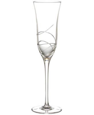 Waterford Stemware, Ballet Ribbon Essence Champagne Flute - Macy's