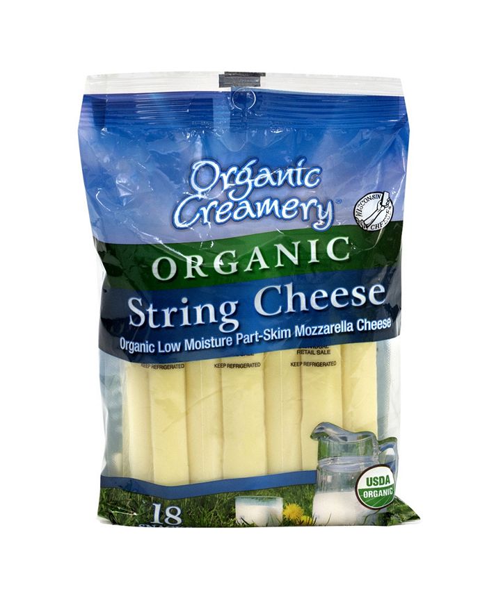 Organic Creamery Organic String Cheese, 1 oz, 18 Count - Macy's