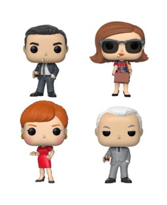 Funko Pop Tv Mad Men Series 1 Collectors Set - Don Draper, Peggy, Roger ...
