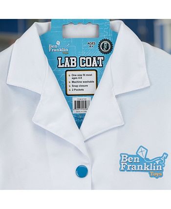 Redbox Thin Air Ben Franklin Lab Coat Science Outfit For Kids - Stem ...