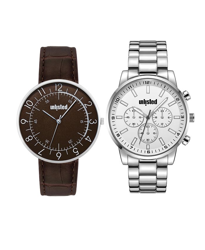 Unlisted Kenneth Cole Classic Watch Set, 44MM - Macy's