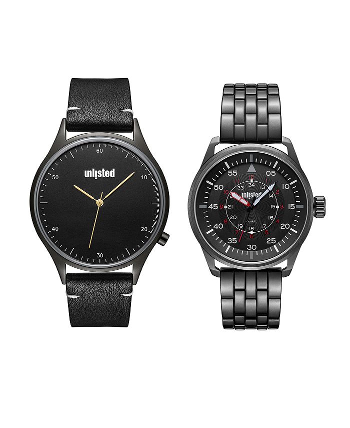 Unlisted Kenneth Cole Classic Watch Set, 44MM - Macy's