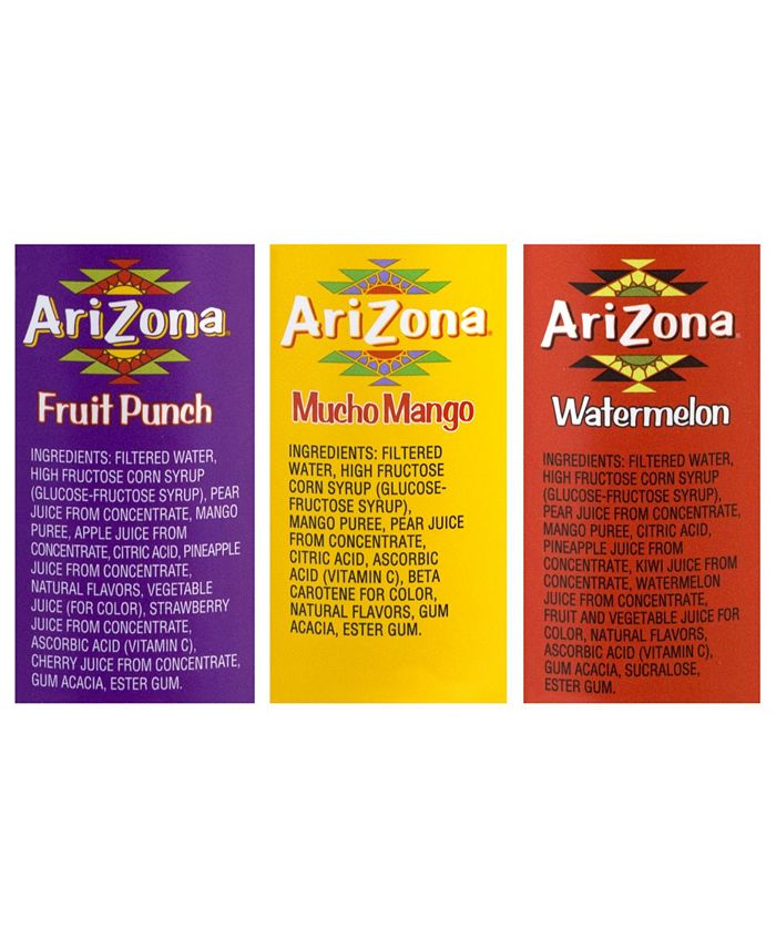 AriZona Juice Variety Pack, Count 24 - Macy's