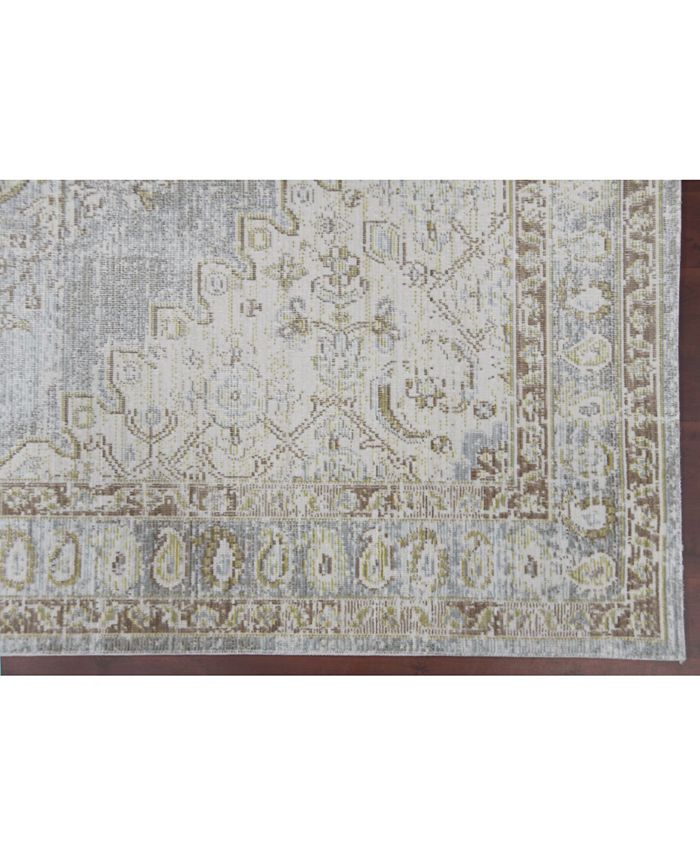 Amer Rugs Century CEN-11 Gray/Ivory 5'3" x 7'3" Area Rug - Macy's