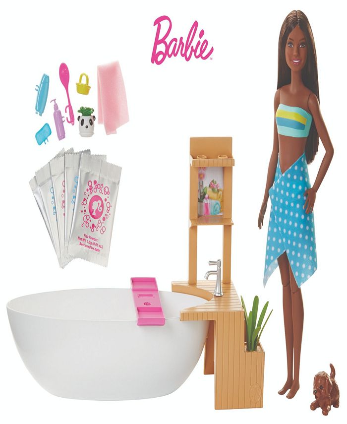 Mattel CLOSEOUT! Barbie Fizzy Bath Playset - Macy's