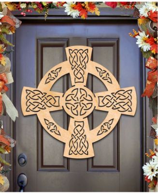 Designocracy Celtic Wheel Cross Wall Decor - Macy's
