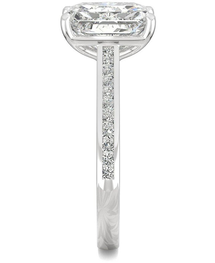 Charles & Colvard Moissanite Radiant Engagement Ring (2-7/8 ct. t.w ...