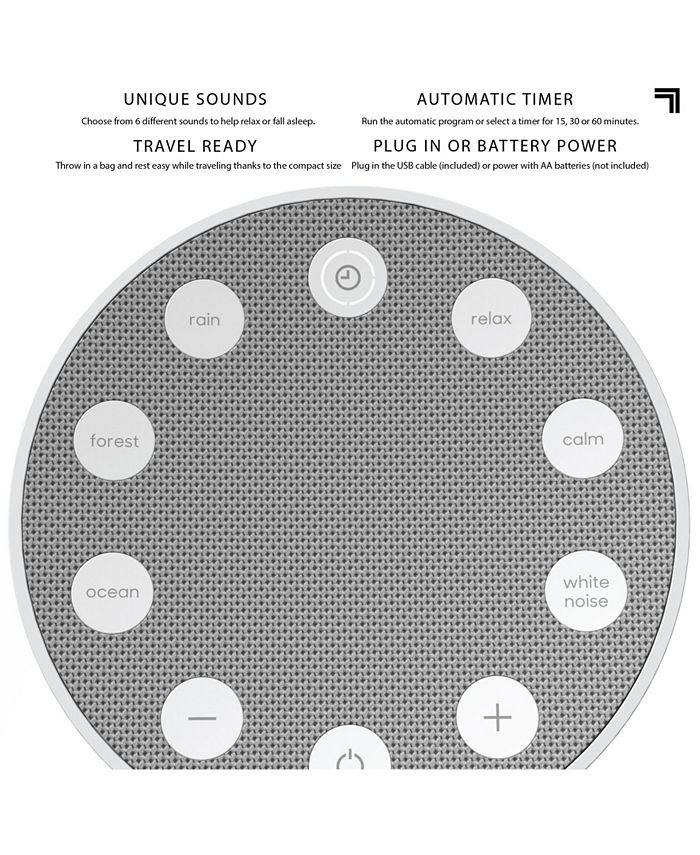 Sharper Image Sleep Therapy Sound and White Noise Machine - Macy's