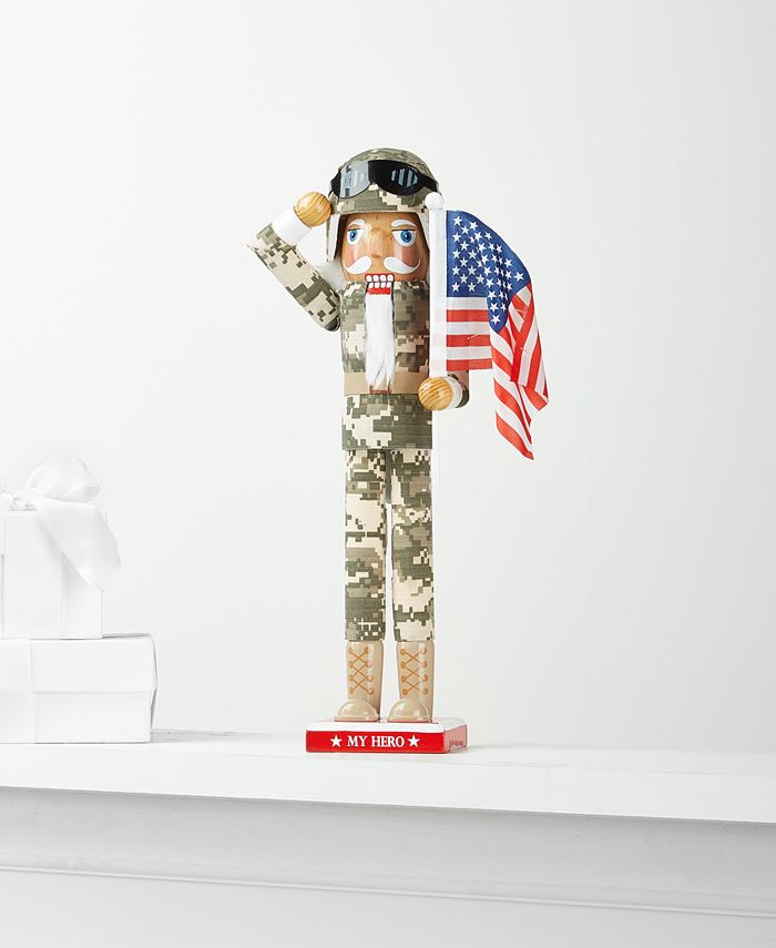 Holiday Lane Army Nutcracker, Created for Macy's - Macy's