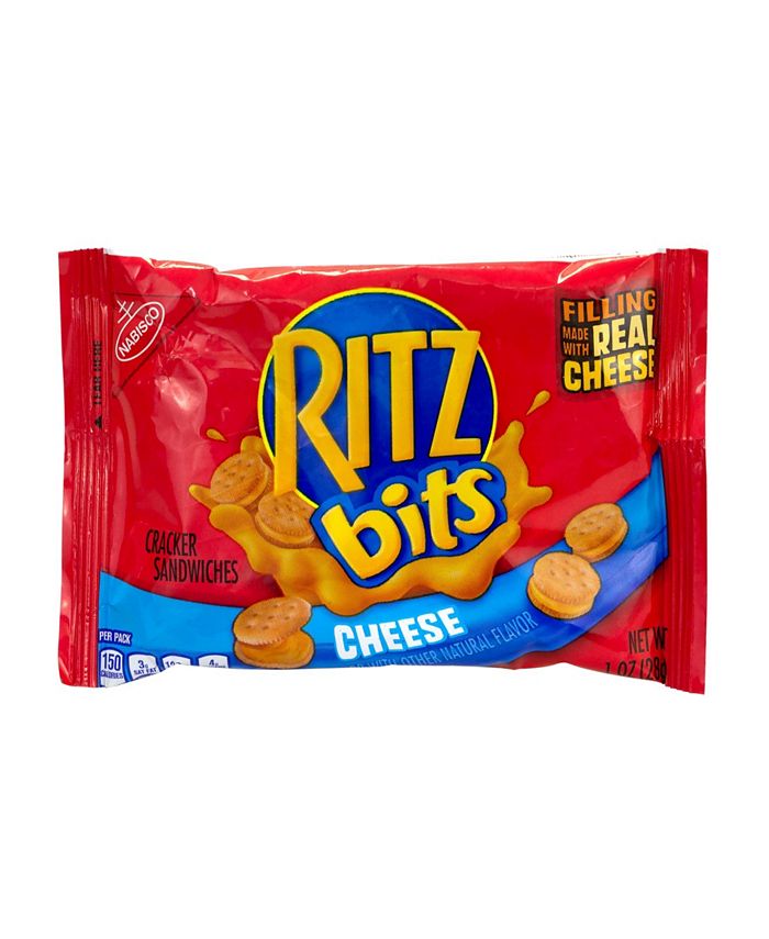 Nabisco Ritz Bits Cheese Sandwich Crackers, 1 oz, 48 Count - Macy's