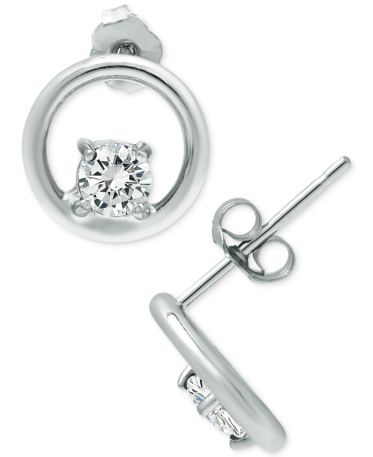 Click here for Giani Bernini Cubic Zirconia Circle Stud Earrings... prices