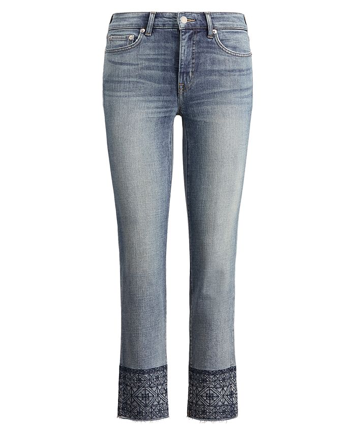 Lauren Ralph Lauren Petite Premier Straight Ankle Jeans - Macy's