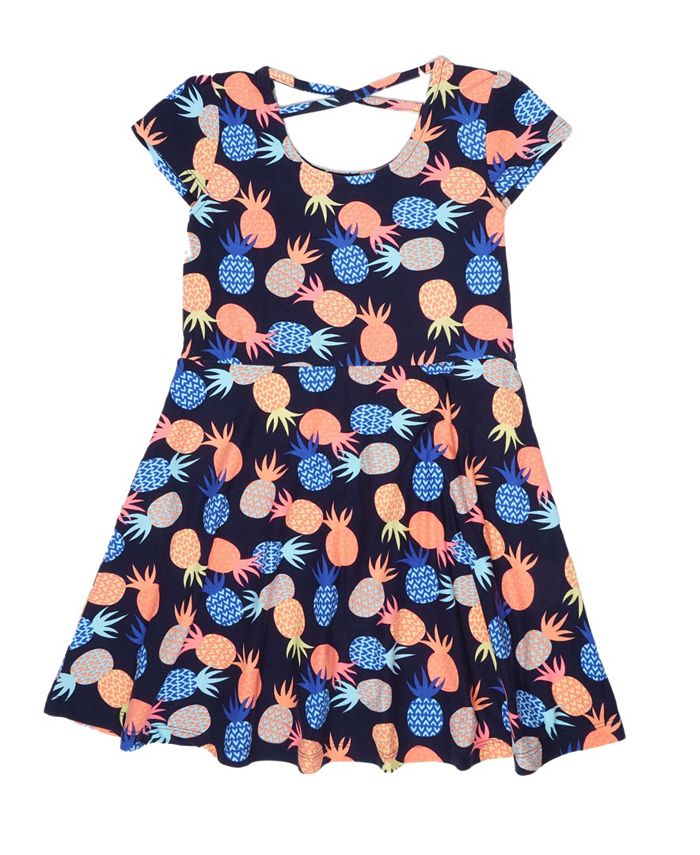 Epic Threads Toddler Girls Short Sleeve All Over Print Skater Dress ...