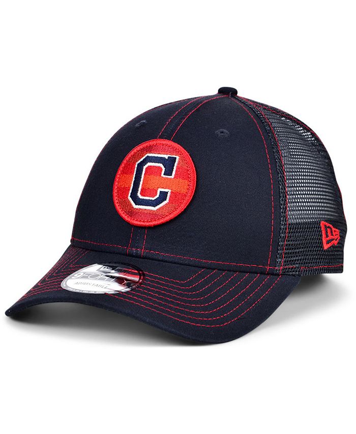 New Era Cleveland Indians Logo Fill Trucker 9FORTY Cap - Macy's