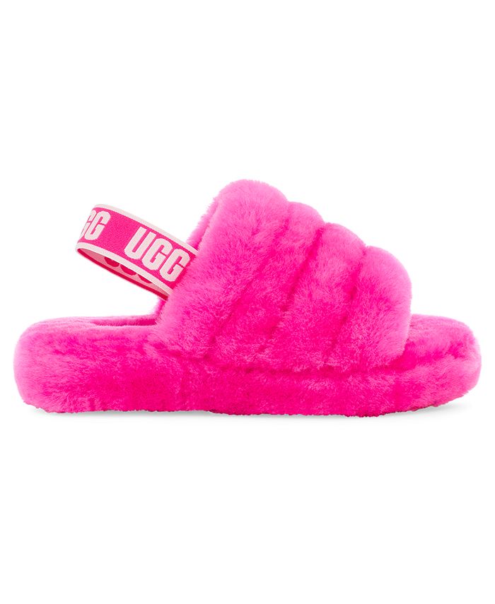 UGG® Little & Big Kids Fluff Yeah Slides & Reviews - All Kids' Shoes ...