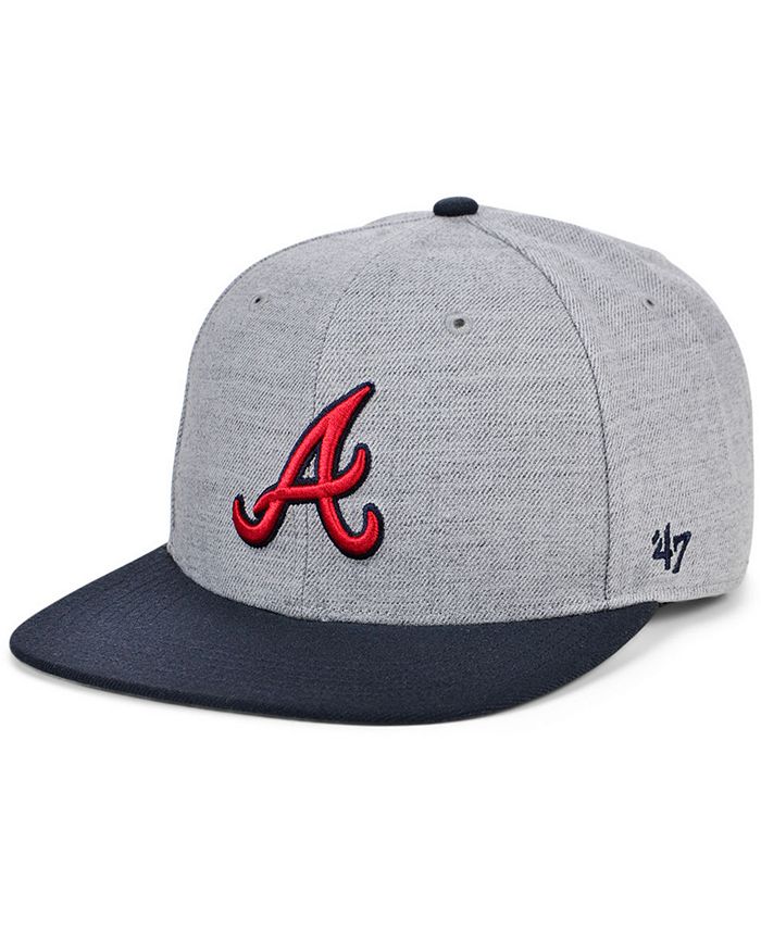 '47 Brand Atlanta Braves Dimensions Snapback Cap - Macy's
