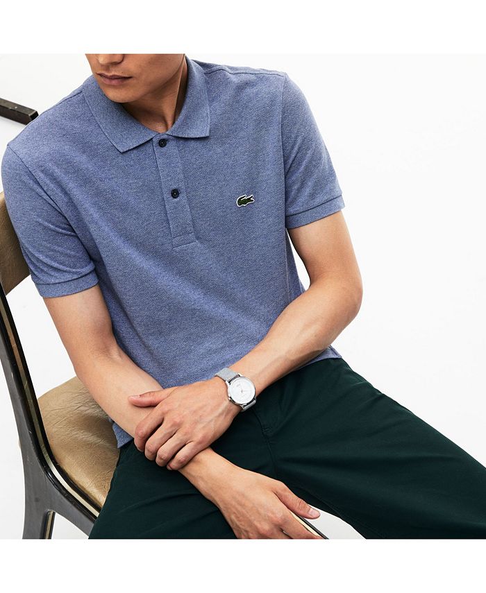 Lacoste Men's Slim Fit Petit Pique Polo Shirt - Macy's