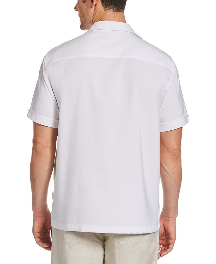 Cubavera Men's Embroidered Panel Shirt - Macy's