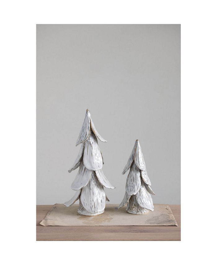 CREATIVE CO-OP INC 11" Handmade Stoneware Tree - Macy's