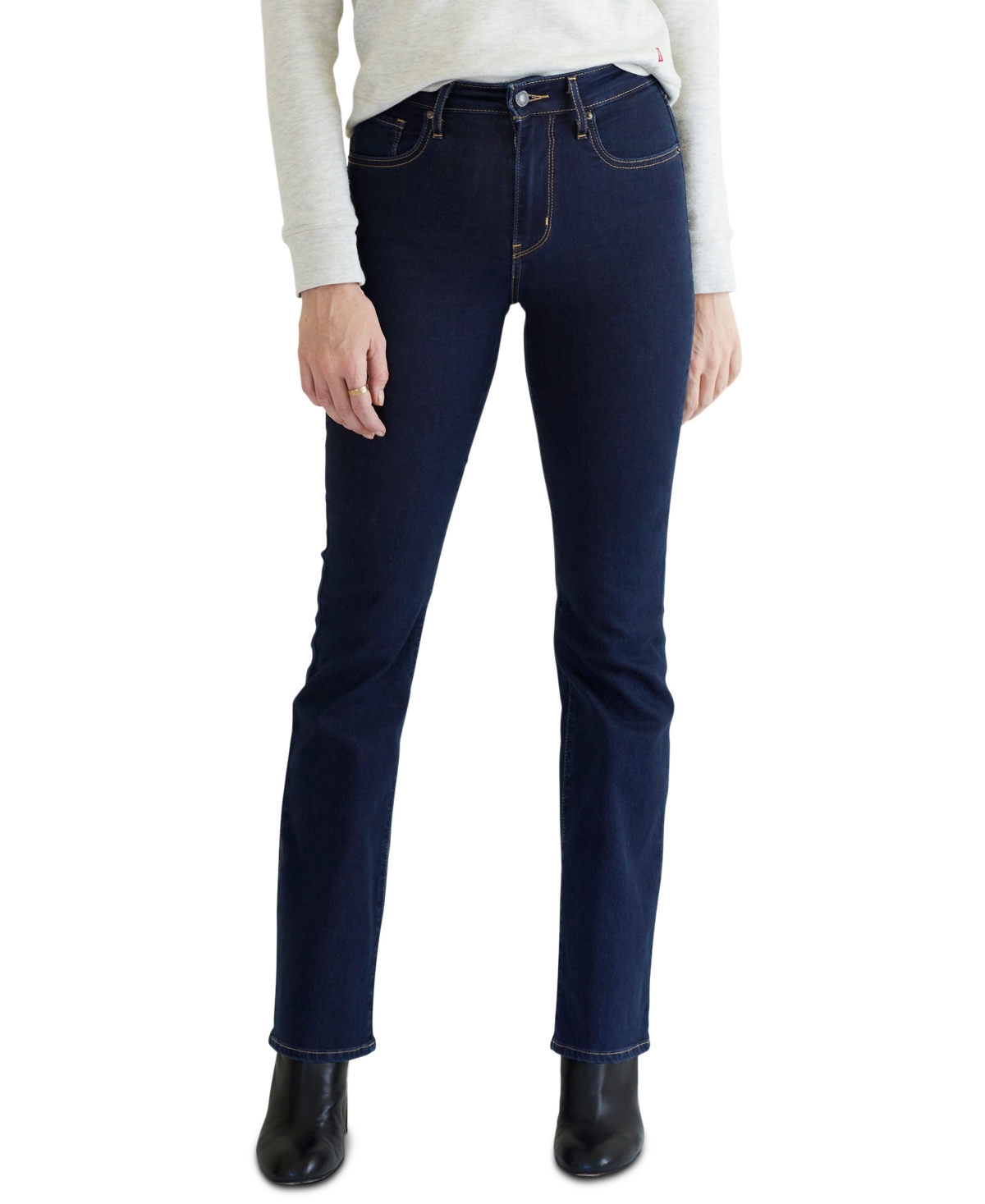 Click here for Levis 725 High-Waist Classic Stretch Bootcut Jeans... prices