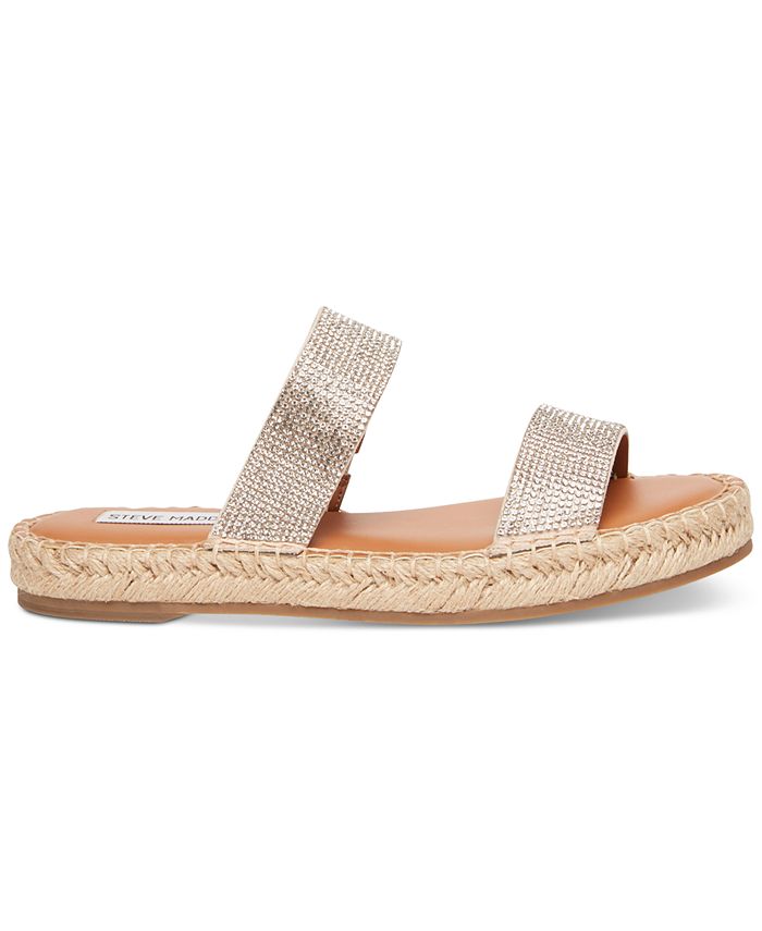 Steve Madden Women's Celeste Rhinestone Slide Sandals - Macy's