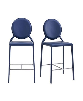 Euro Style Isabella Counter Stool, Set of 2 - Macy's