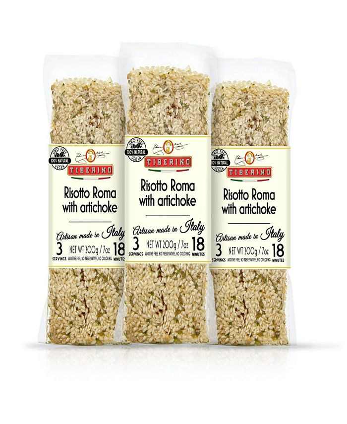 Tiberino One Pot Dish - Risotto Carnaroli with Artchoke Hearts - 7oz ...