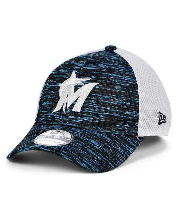 New Era Miami Marlins English Knit Neo 39THIRTY Cap - Macy's