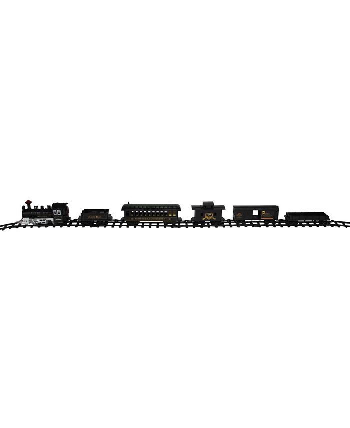 Northlight 16 Piece Battery Operated Lighted and Animated Classic Train ...