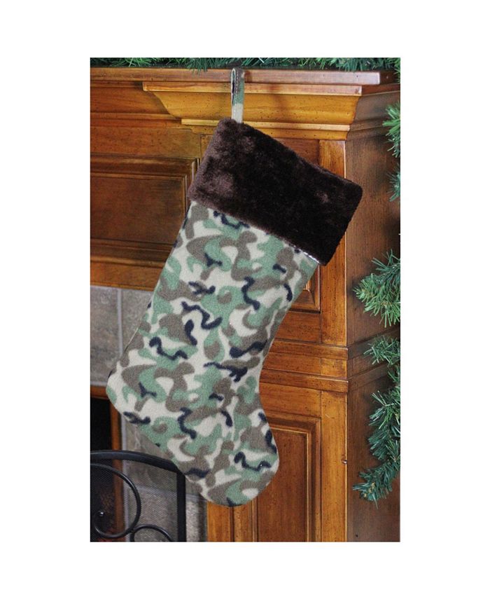 Northlight Camouflage Christmas Stocking with Cuff - Macy's