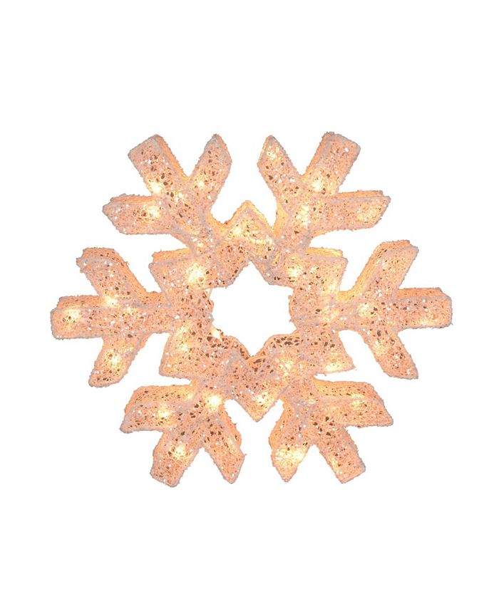 Northlight LED Lighted Snowflake Christmas Decoration - Macy's