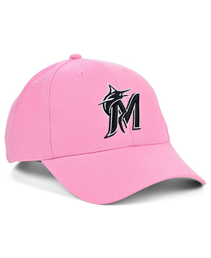 '47 Brand Miami Marlins Pink Series Cap - Macy's