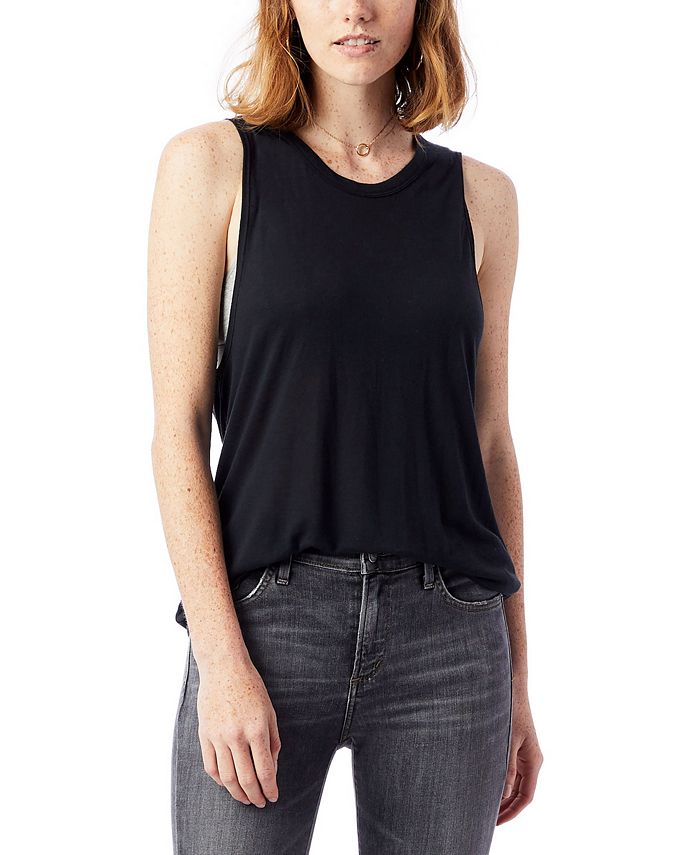 Alternative Apparel Slinky Jersey Muscle Women's Tank Top - Macy's