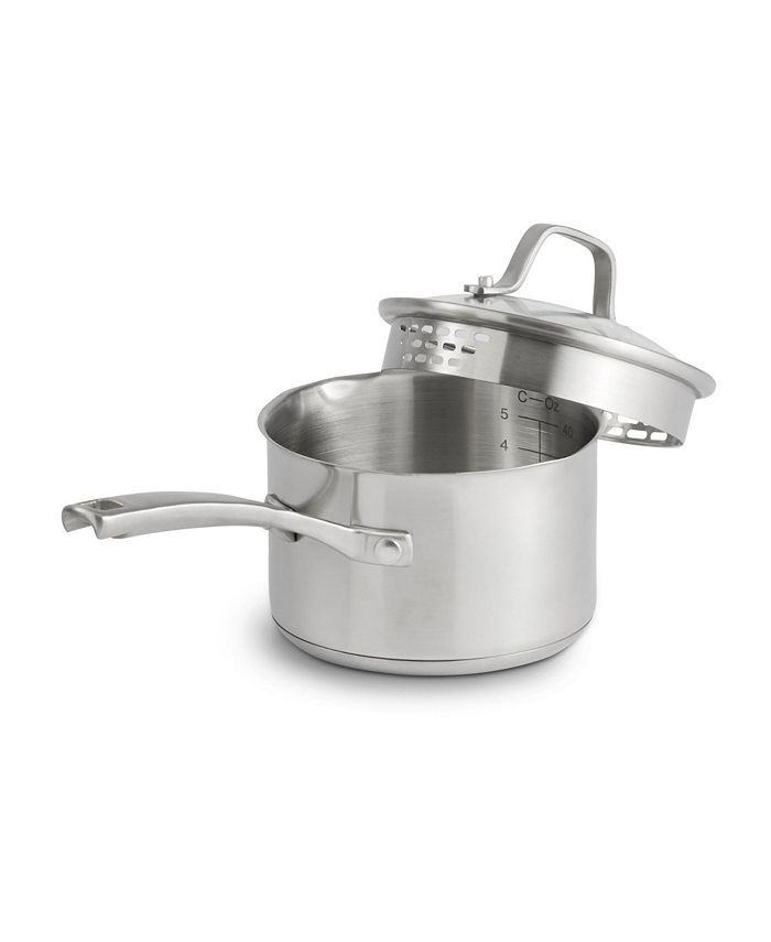 Calphalon Classic Stainless Steel 1.5-Qt. Sauce Pan with Lid - Macy's