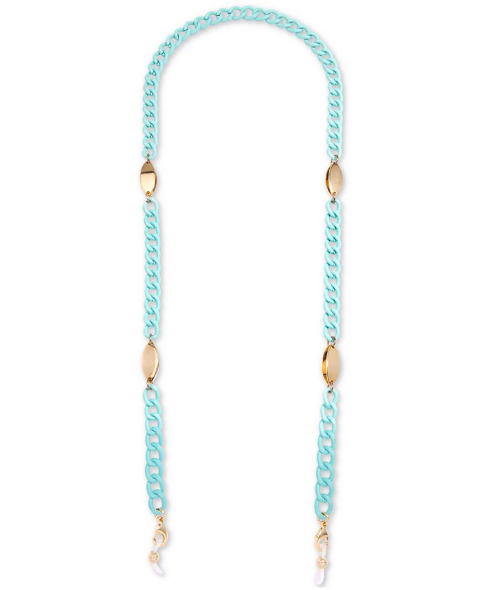 Zenzii Gold-Tone & Color-Coated Link Chain Mask Holder - Macy's Zenzii Gold-Tone & Color-Coated Link Chain Mask Holder - Macy's