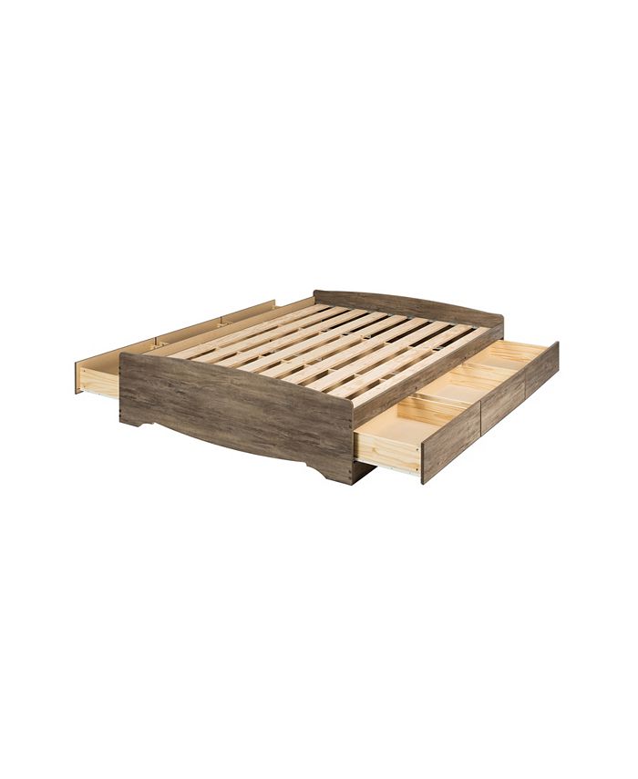Prepac Queen Mate's Platform Storage Bed with 6 Drawers - Macy's