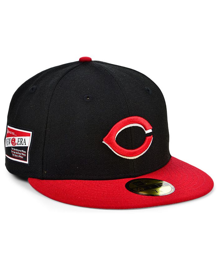 New Era Cincinnati Reds 100th Patch 59FIFTY Cap - Macy's