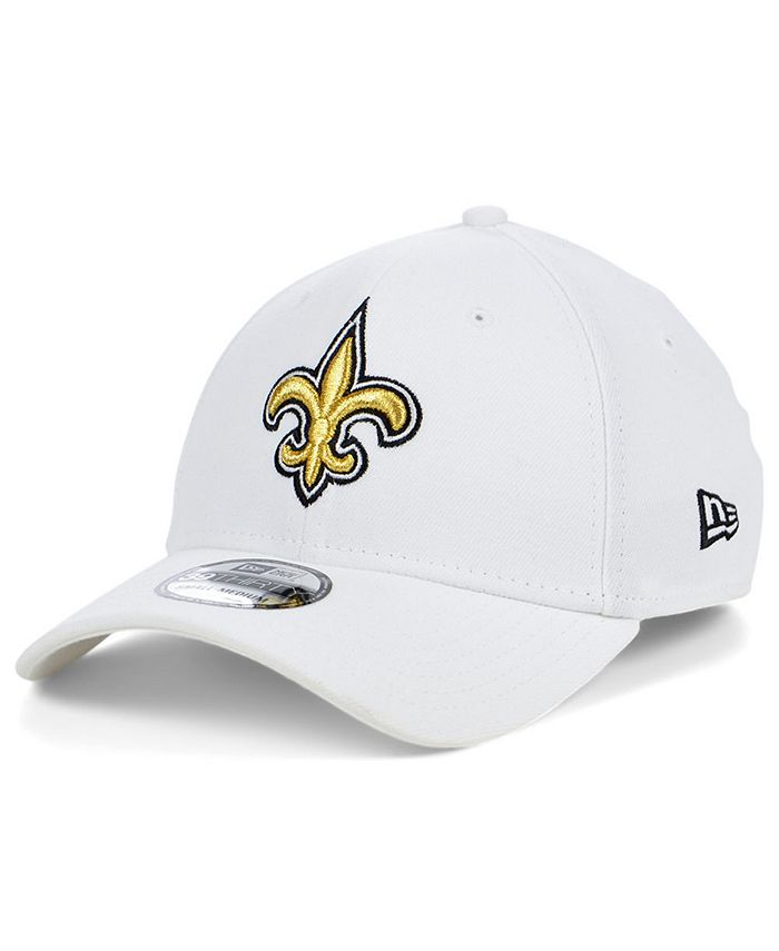 New Era New Orleans Saints White Team Classic 39THIRTY Cap - Macy's