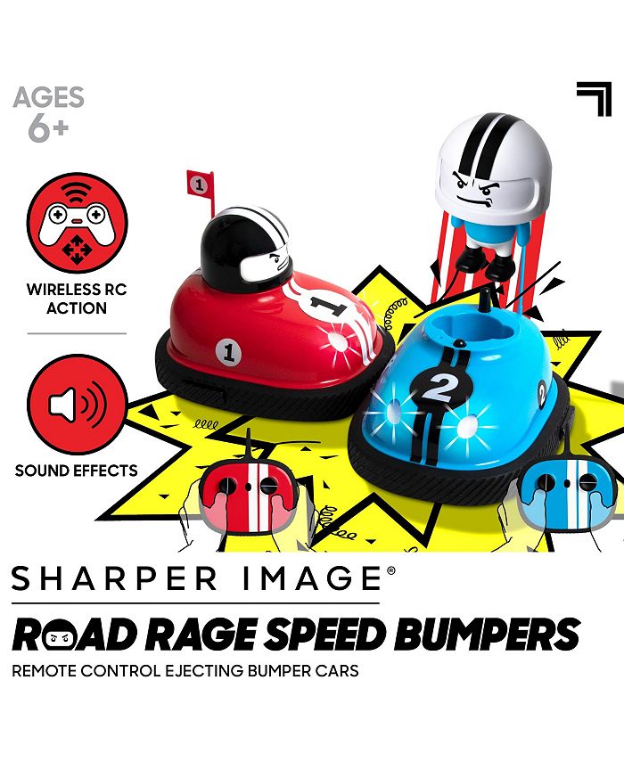 Sharper Image Road Rage RC Speed Bumper Cars - Macy's