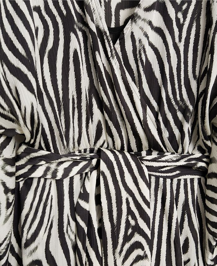 MANGO Zebra Printed Dress - Macy's