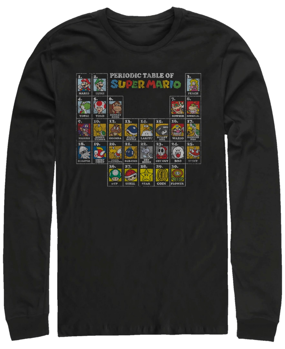 Click here for Fifth Sun Mens Nintendo Mushroom Table Long Sleeve... prices