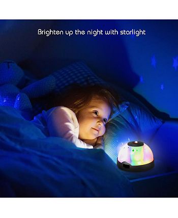 Tzumi Aura LED Compact Projection Nightlight Clock - Macy's