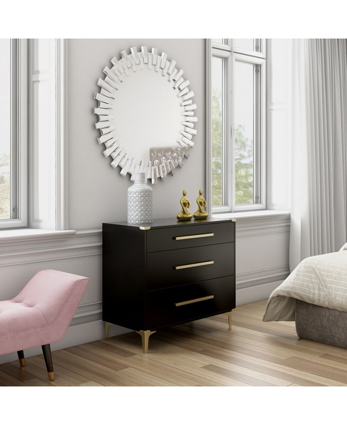 CosmoLiving Karissa 3-Drawer Dresser - Macy's
