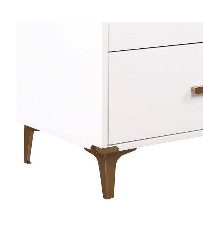 CosmoLiving Karissa 3-Drawer Dresser - Macy's