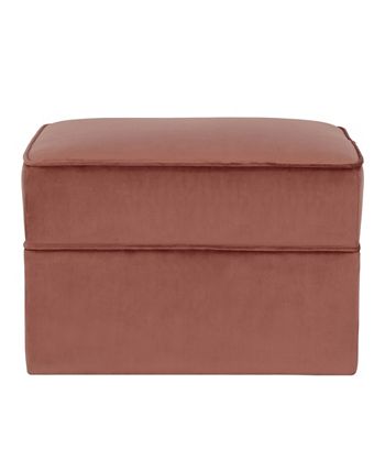 CosmoLiving Juliette Silver-tone Coffee Table and Two Ottomans Set - Macy's